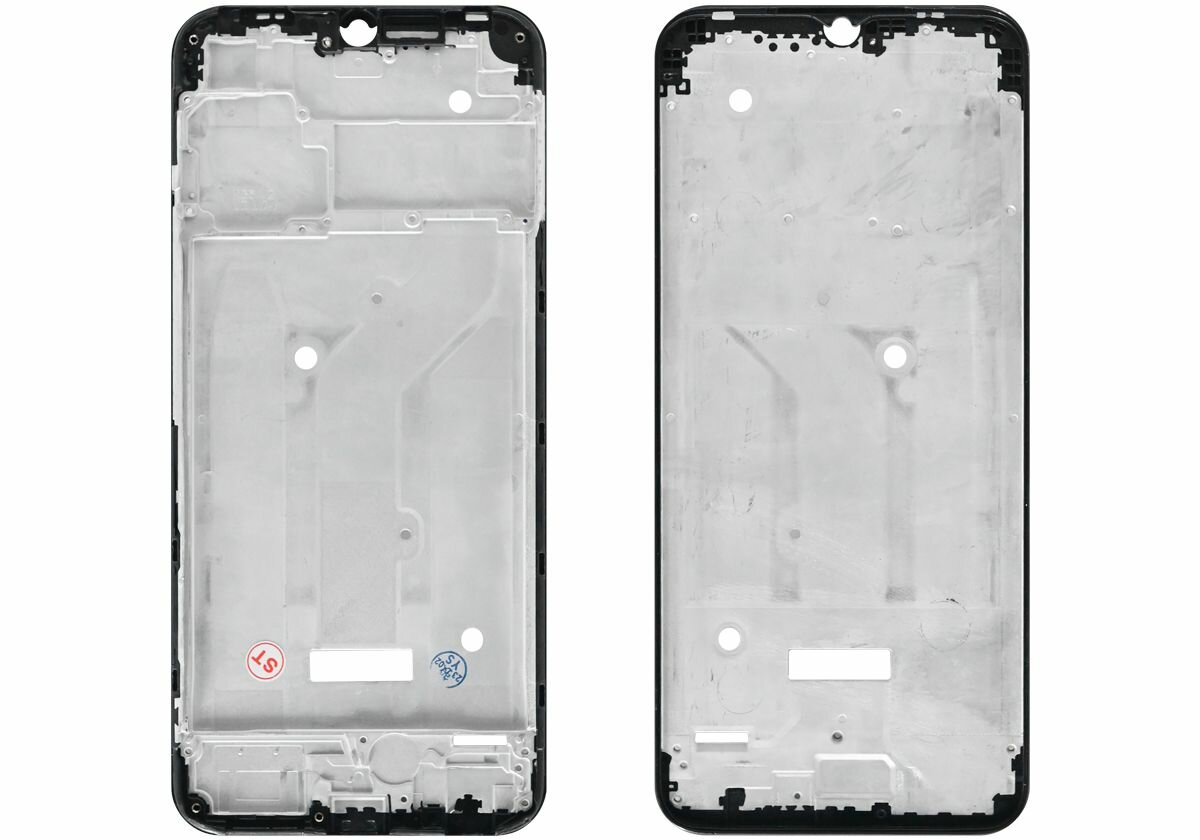 Рамка дисплея для Tecno Spark 8C/Go 2022 (черная)