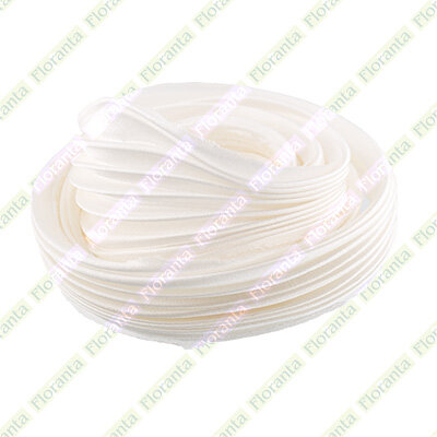 Лента декоративная "Floranta" Shibori (Шибори) 120 мм 20 см № 1 белый