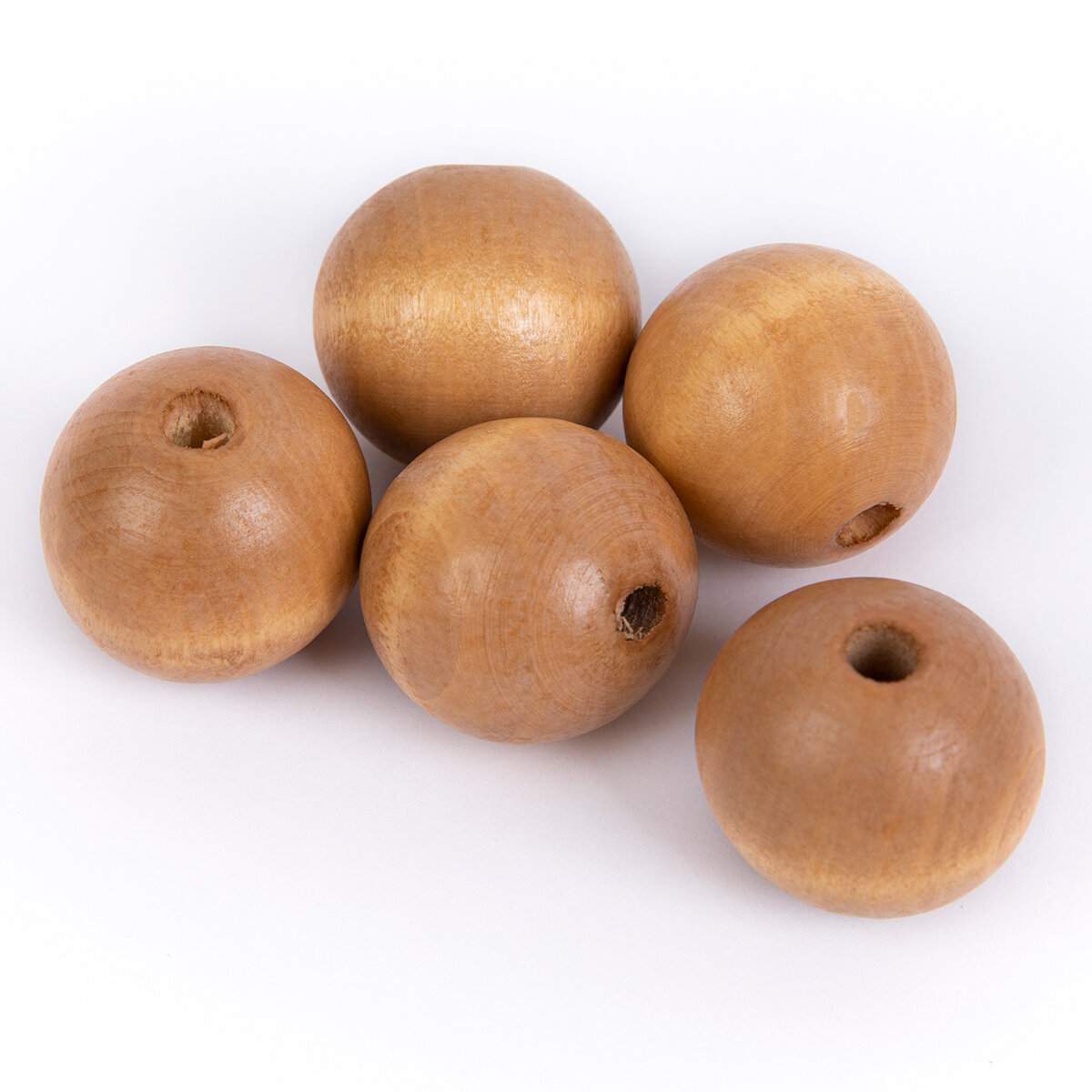 Бусины "Zlatka" деревянные HWBD-30 30 мм 40 г тёмное дерево