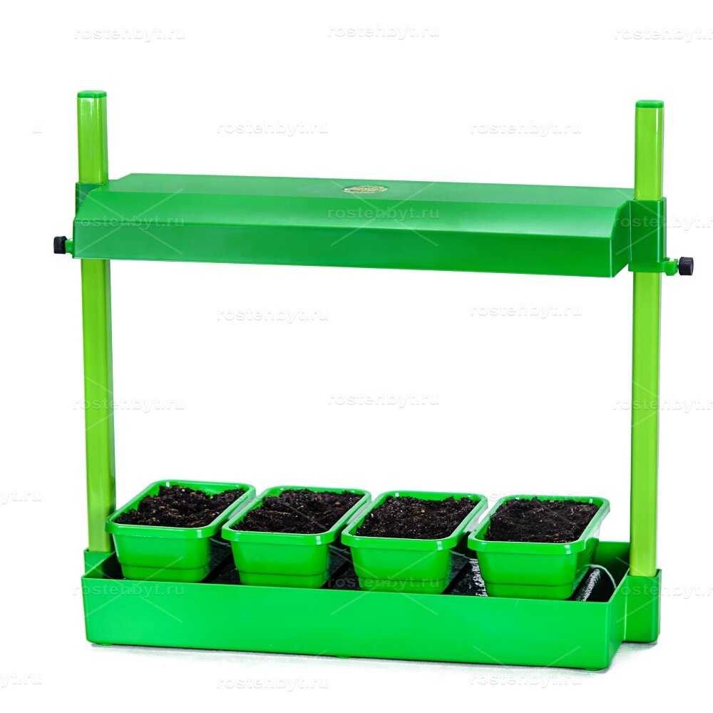 Мини огород волтера, фитолампа, для растений, Биколор, зеленый