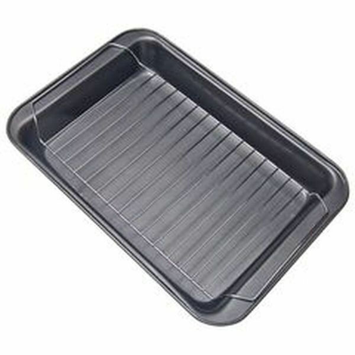 Противень прямоугольный глубокий с решеткой "Ростер" 37,5x25,5x5см, Vetta SL-2055