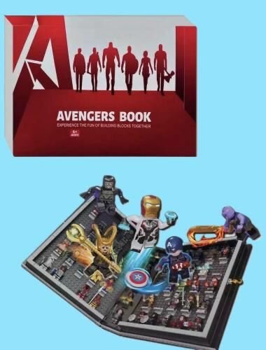 Конструктор супергерои Марвел Книга Мстителей, 1696 деталей, Super Heroes мстители