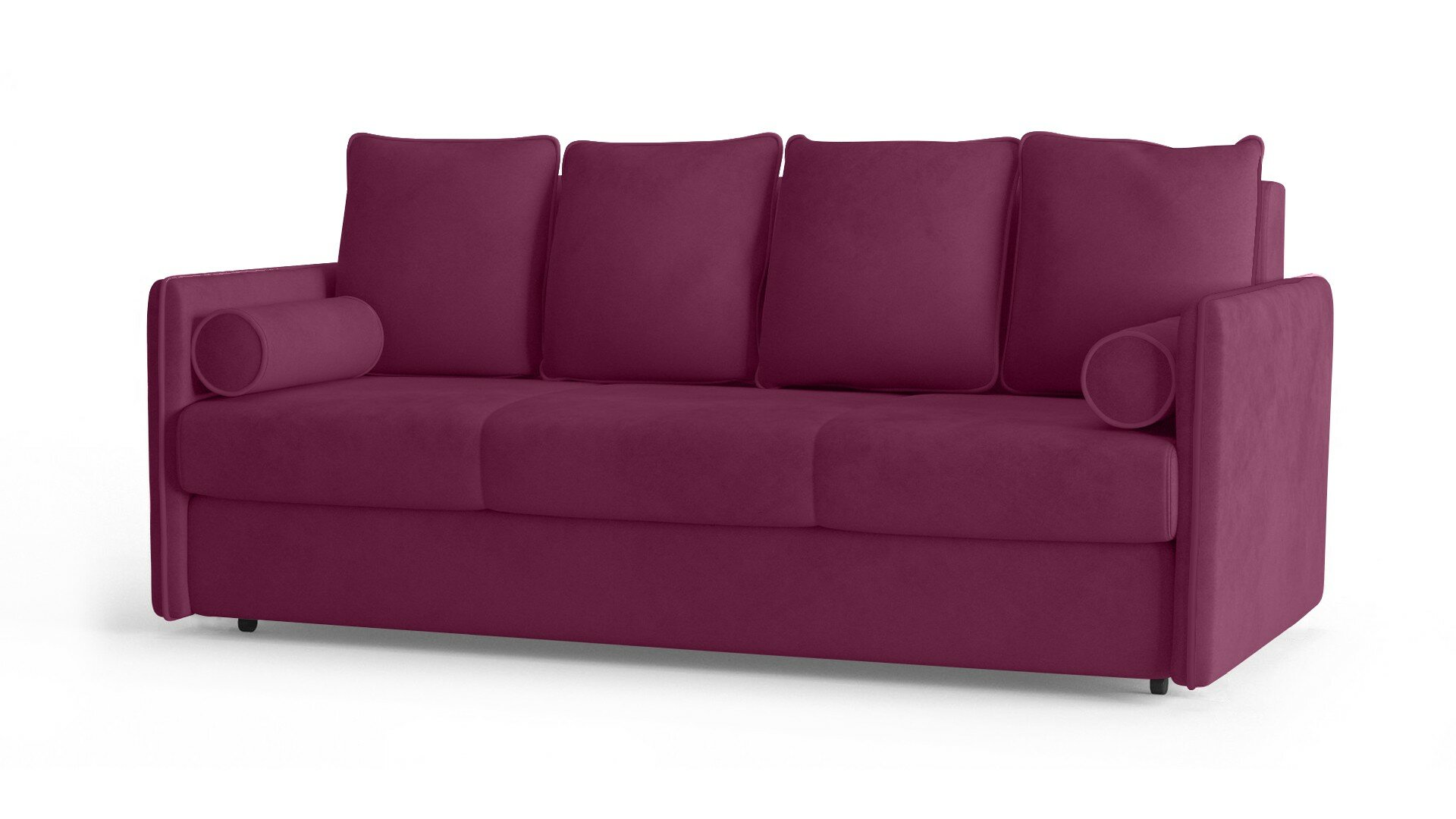 Диван Кардинал Лайт Vivaldi 35 NEW 208x94x80 см, фиолетовый Велюр, еврокнижка Фиеста