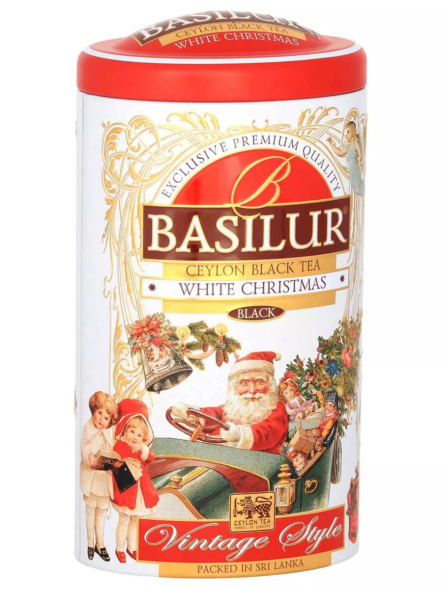 Чай черный листовой Basilur Винтаж "Снежное рождество", 100 г