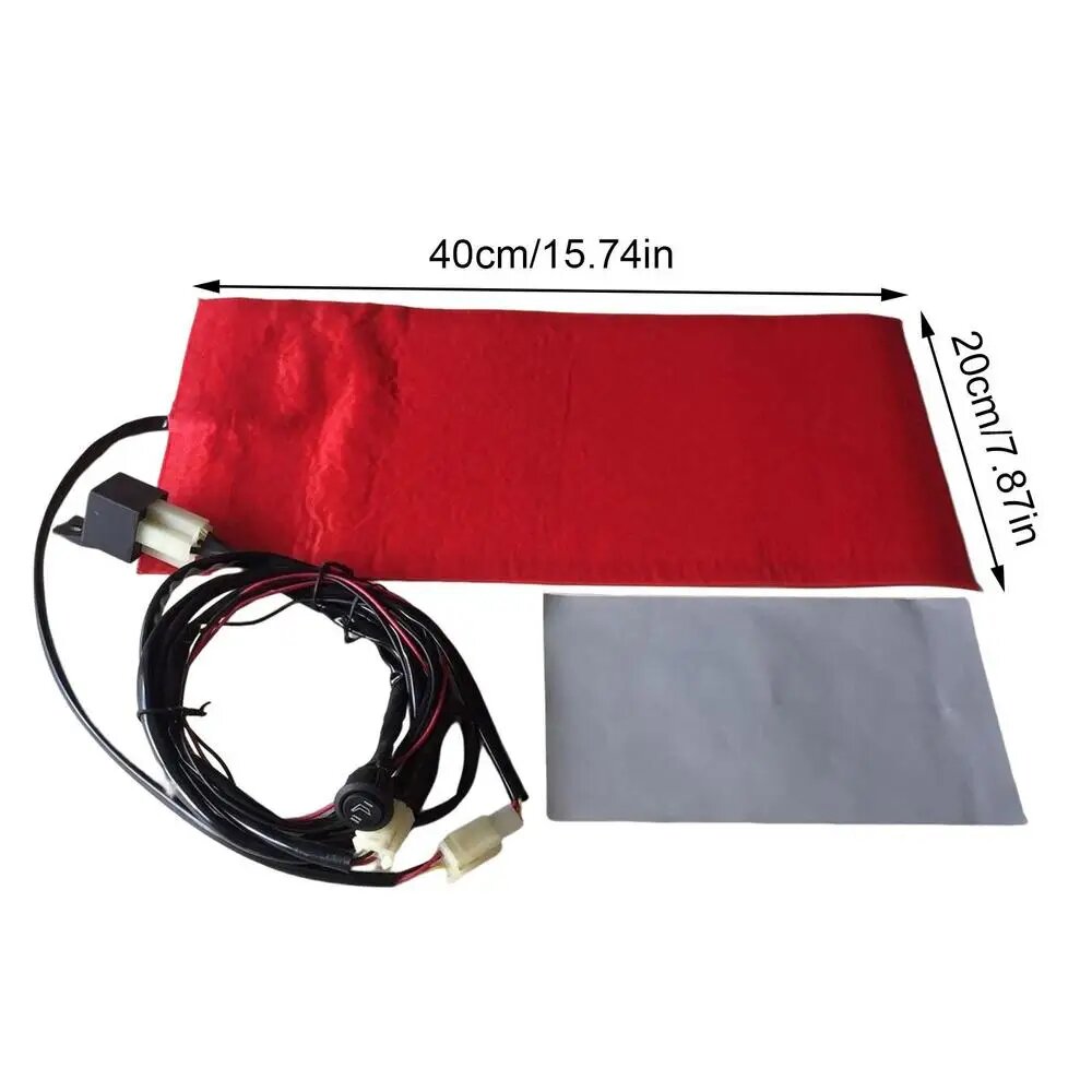 Комплект сидений с подогревом для мотоцикла, обогреватель сиденья UTV, универсальный комплект подушек с подогревом сиденья, нагревательная подушка, принадлежности для мотоциклов, горячая подушка