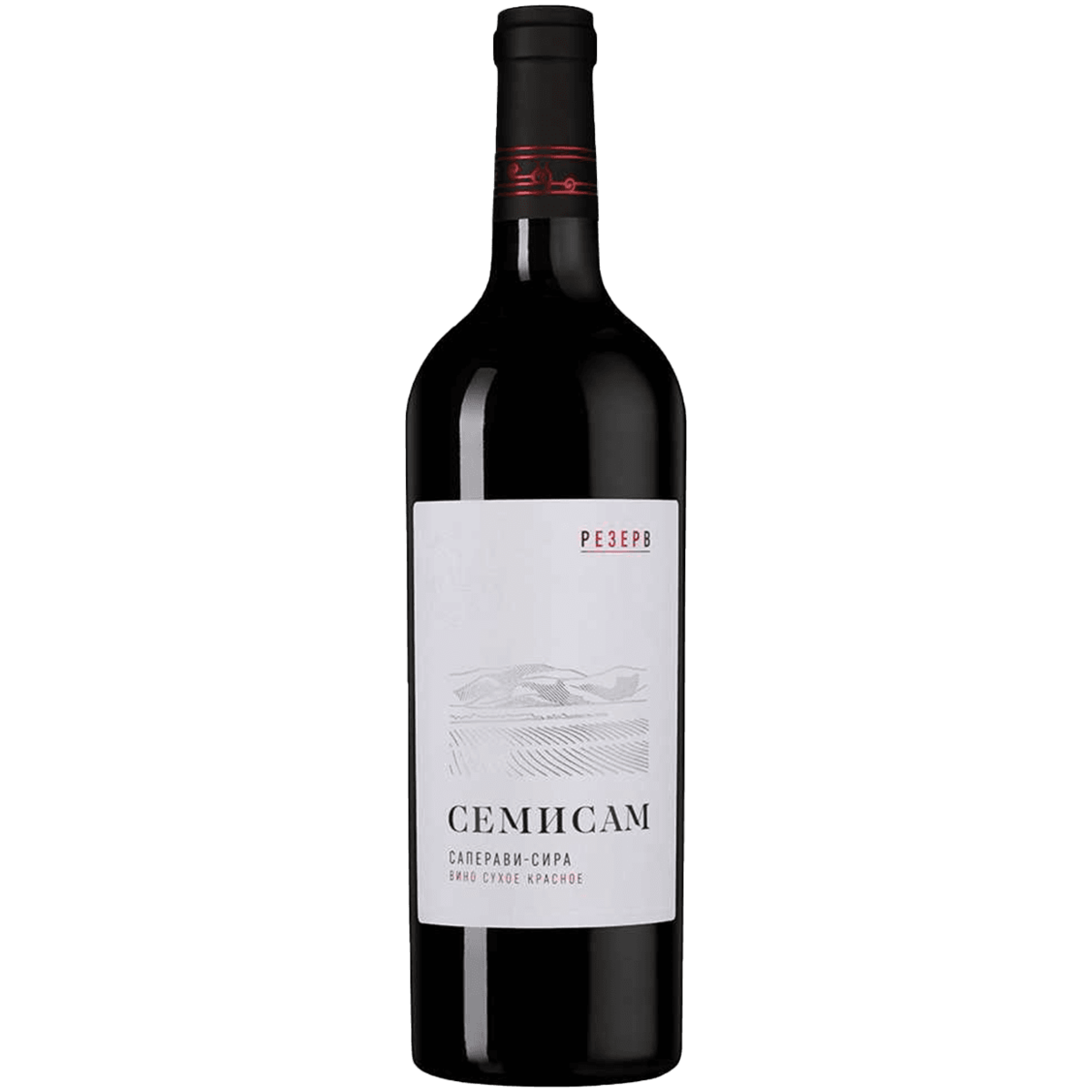 Вино Семисам Саперави-Сира Резерв красное сухое 0,75 л