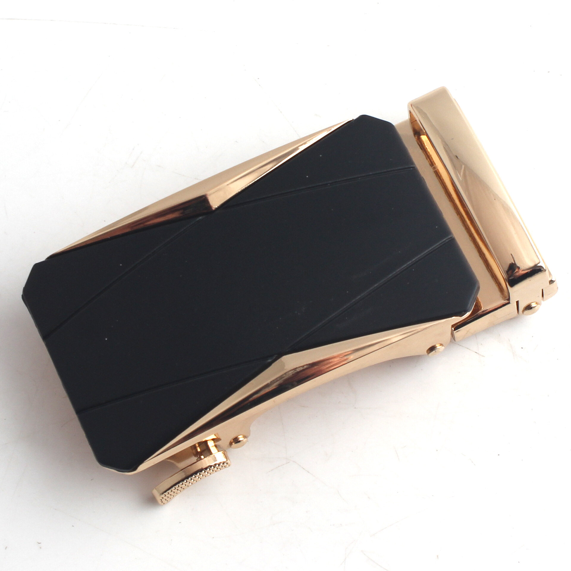 Пряжка Hongsheng Network, сплав, квадратная, автоматическая, матовая, чёрная, 3,5 см