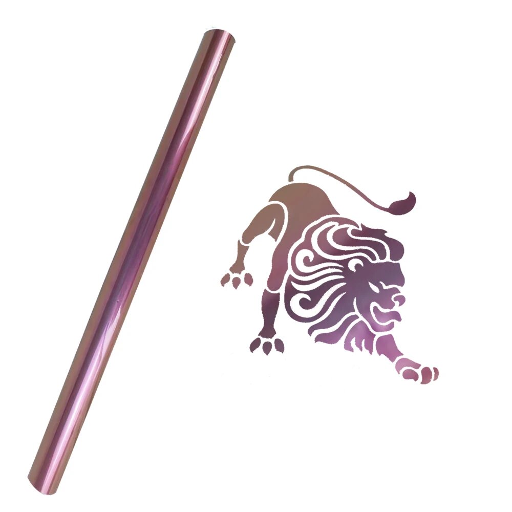 Градиентная пленка для термопечати 30х100 см Сиреневый, 30cmX20cm, CHA007