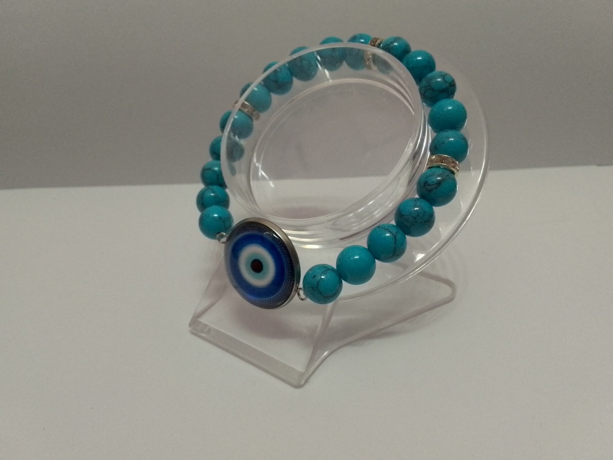 Браслет, говлит, стекло