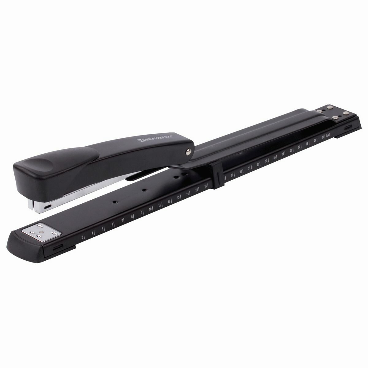 Степлер-брошюровщик Brauberg Universal, №24/6, до 25л, черный (220942)