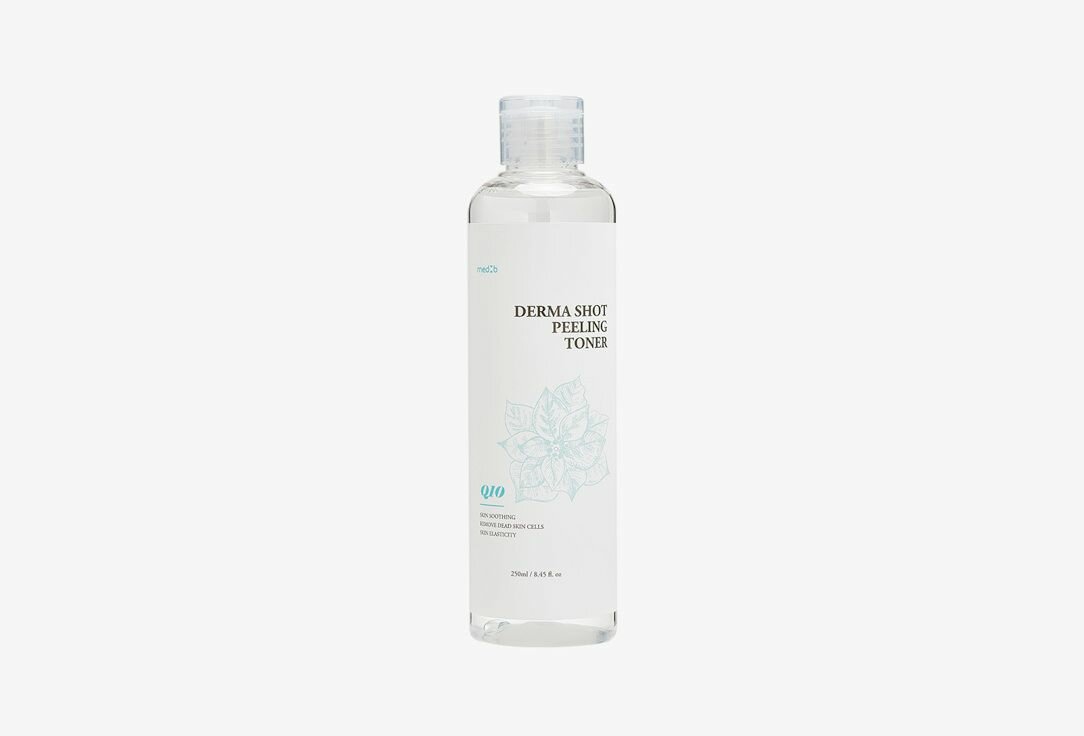 Отшелушивающий тонер для лица MEDB Derma shot peeling toner q10 250 мл
