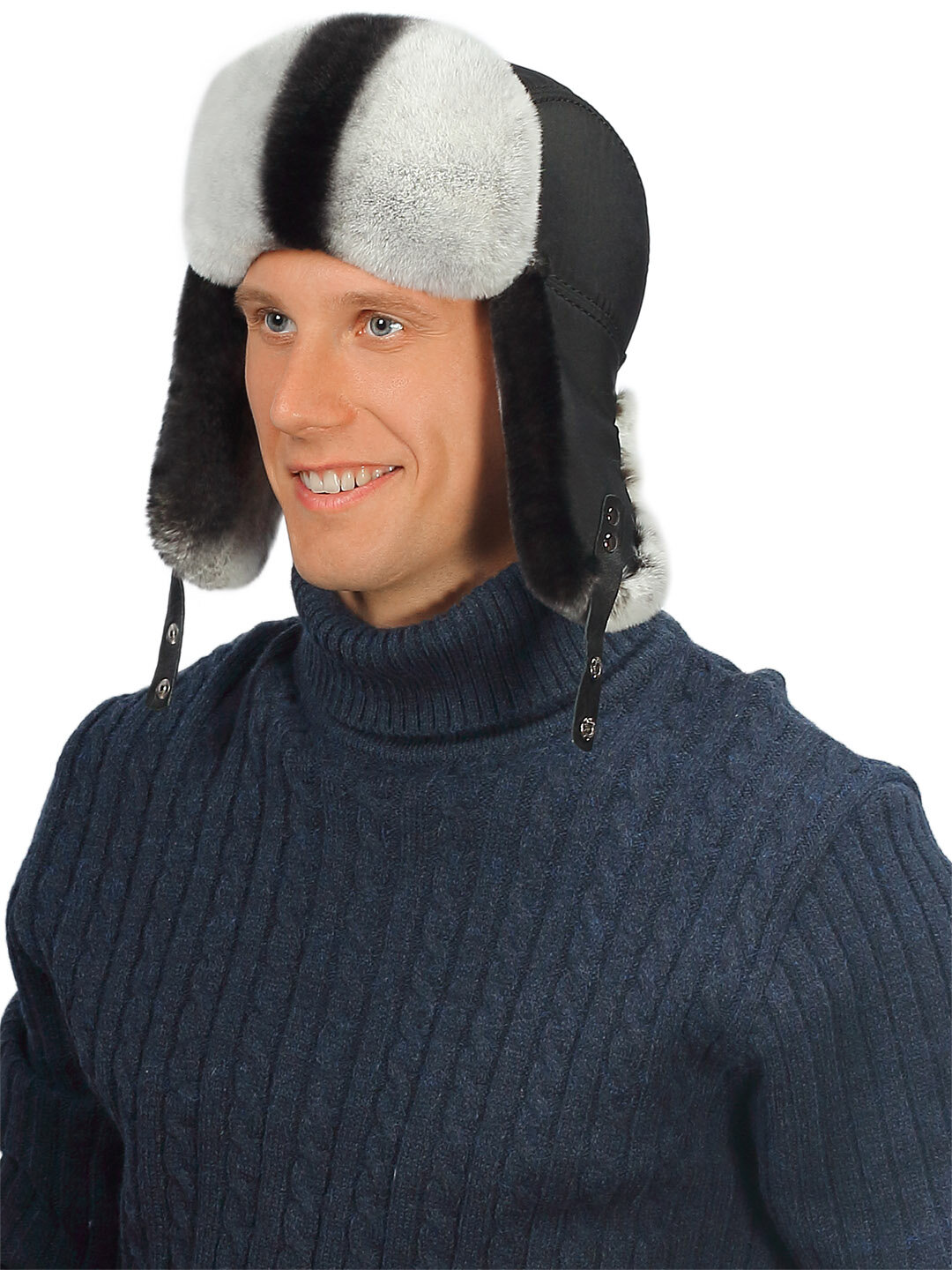 Шапка-ушанка для мужчин