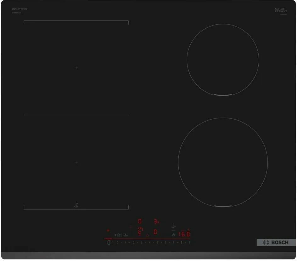 Варочная панель индукционная Bosch PVS631HC1E, черный