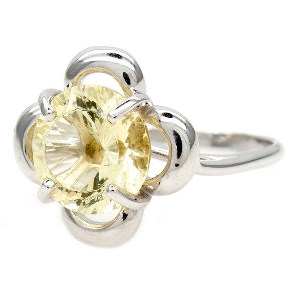 Кольцо, серебро, 925 проба, родирование