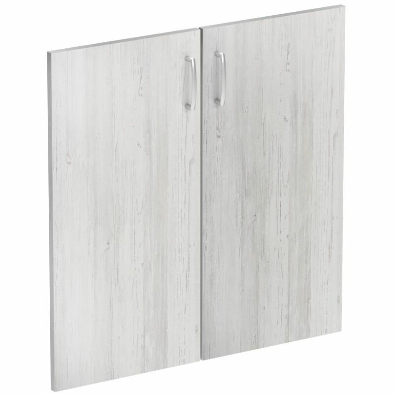 Двери для шкафа EASY TO LEAD Easy One ЛДСП, 2 шт, сосна винтер/серый