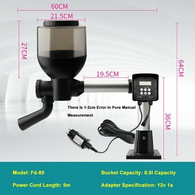 JEBAO Feed FD-40/55/85 AFD6/10 MFD 6/10 Рыбный пруд большой емкости WIFI фидер Koi Feeder Рыбный пруд Автоматическая кормушка для рыбы
