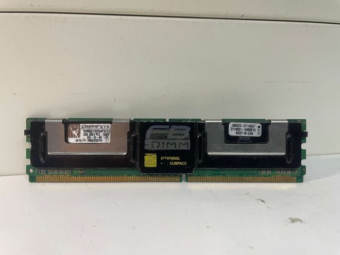 Модуль памяти для сервера FB-DIMM Kingston 2Gb DDR2-5300F CL5 KVR667D2D4F5/2G