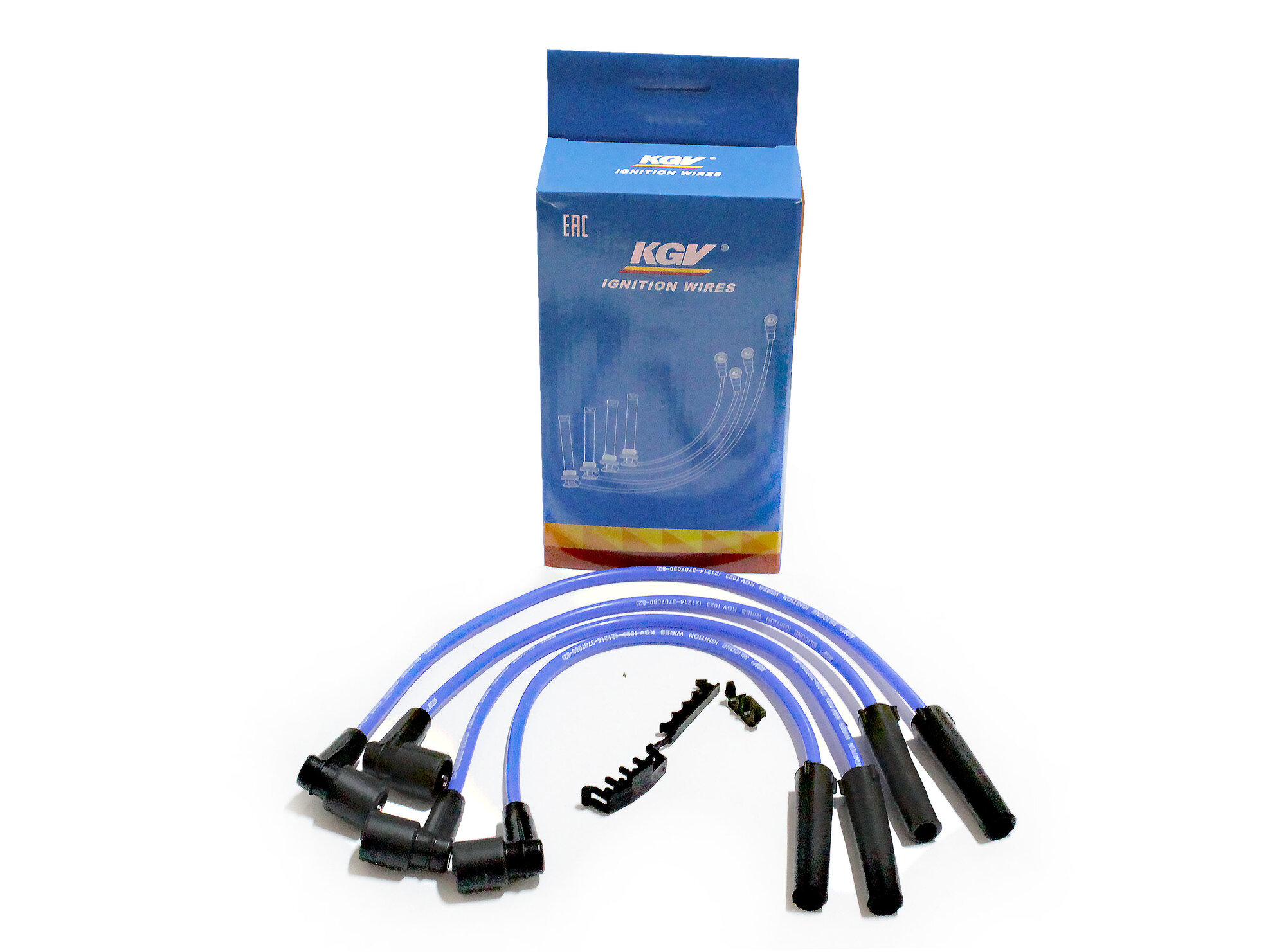 Провода высоковольтные силиконовые В-21213, 21214, 2123 инжектор KGV1023