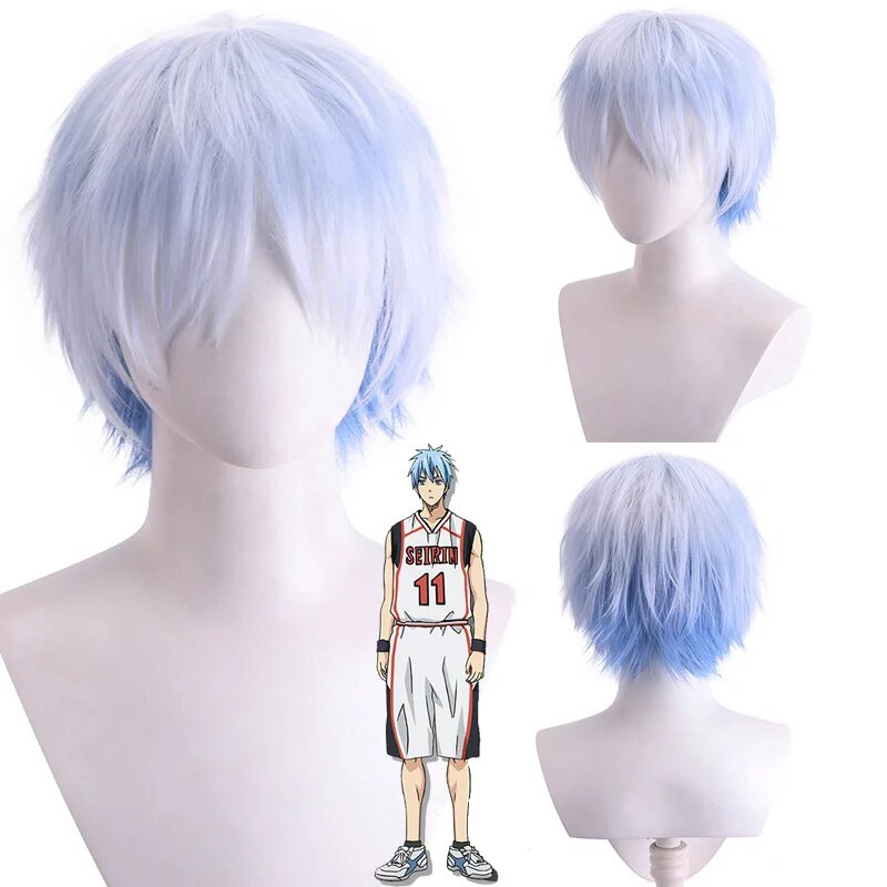 Косплей костюм Kuroko Tetsuya из аниме «Корзина куроко» XXL, Wig
