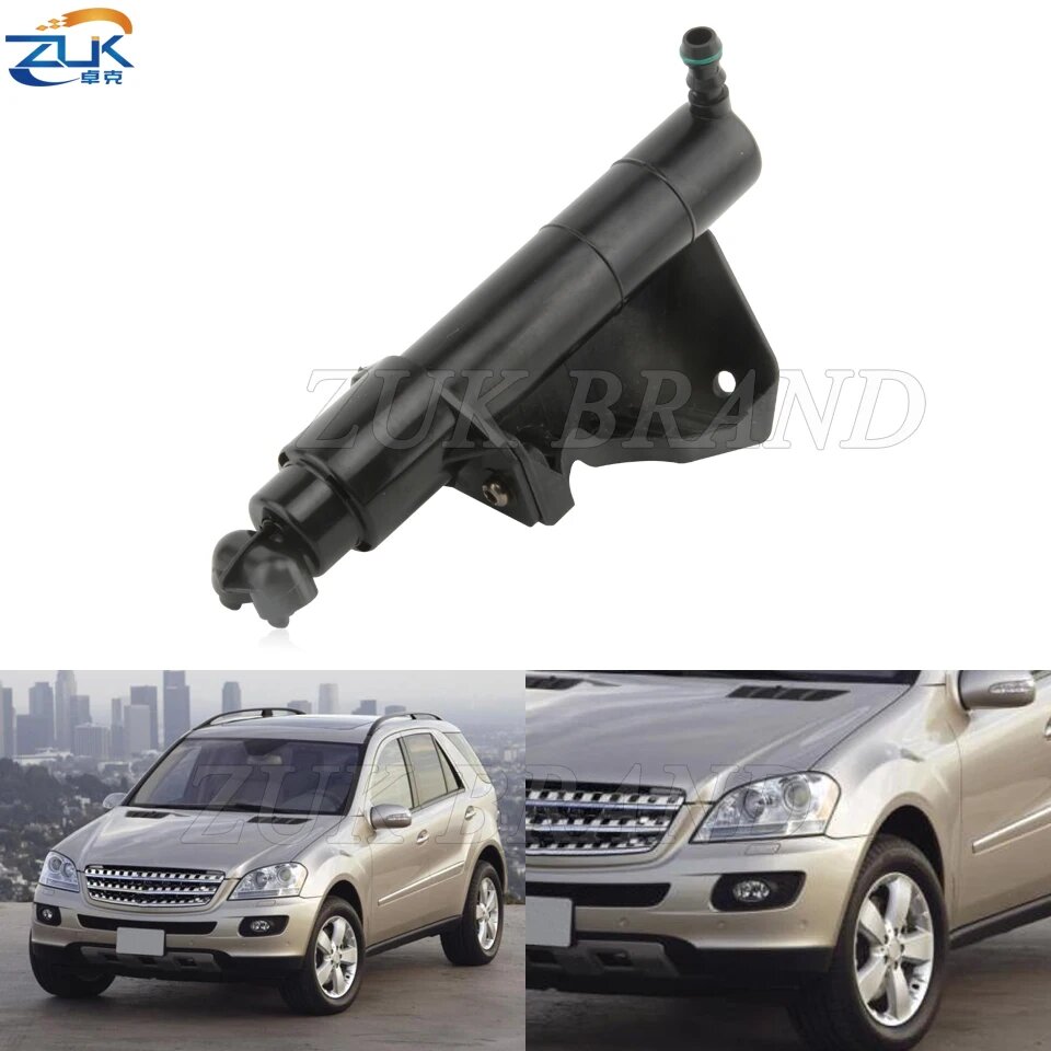 Насадка омывателя фары Mercedes ML W164 2006-2012 Left Side