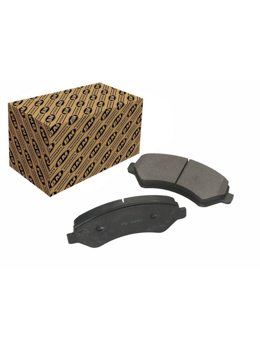 Колодки тормозные дисковые передние усиленные BM FD 9250 T