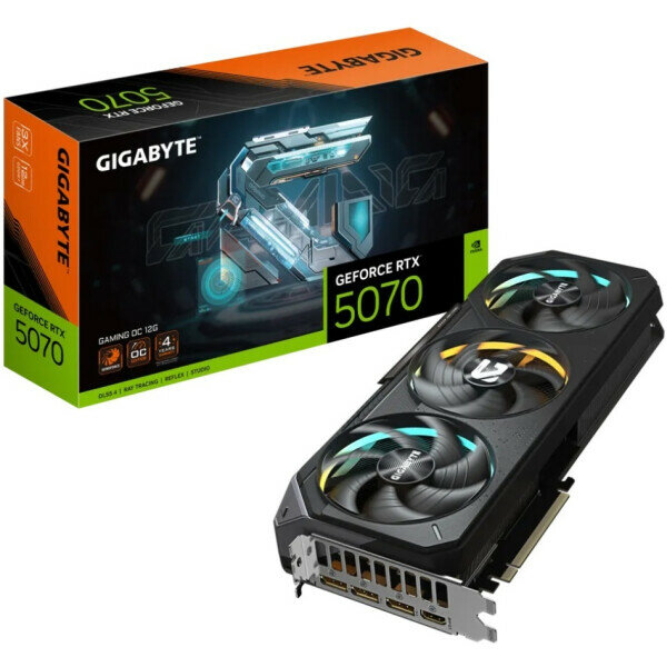 Видеокарта Gigabyte GeForce RTX 5070 Gaming OC 12G GV-N5070GAMING OC-12GD