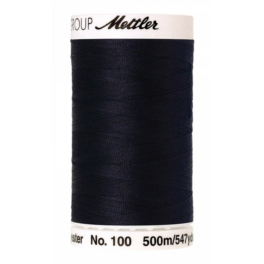Универсальная нить, AMANN GROUP METTLER, SERALON, 500 м 0821 Darkest Blue
