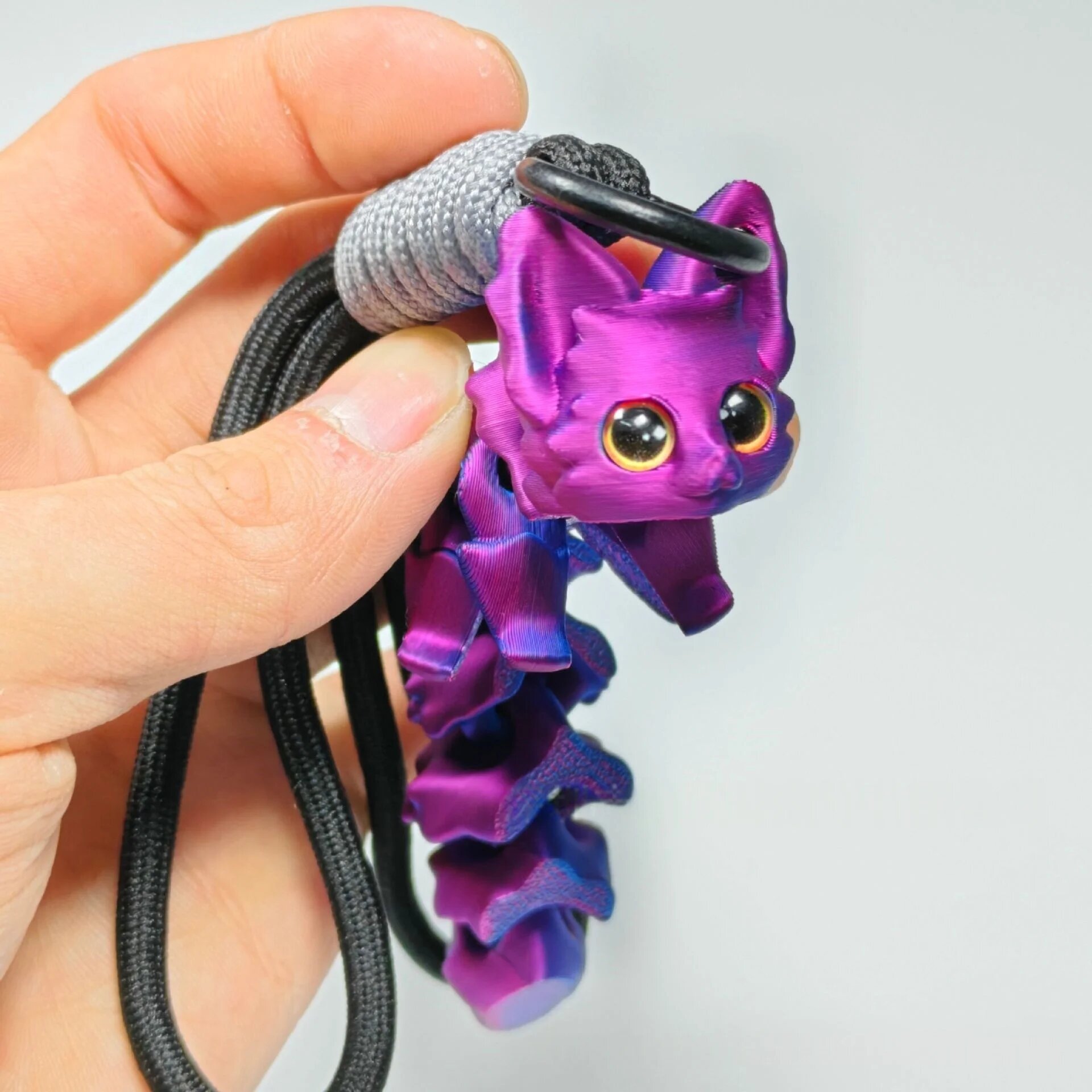 MOONBIFFY 3D Фигурки лисы из пластмассы red blue