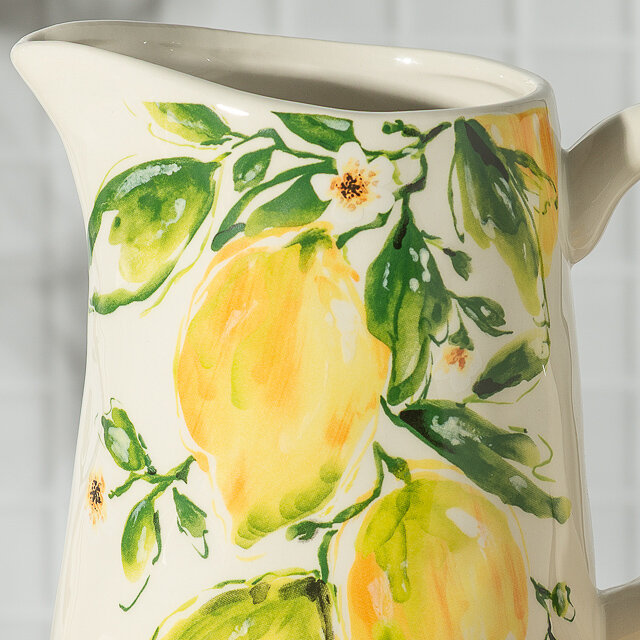 Керамический кувшин Лимонное Утро 23 см, Boltze (Больтце), 2010466