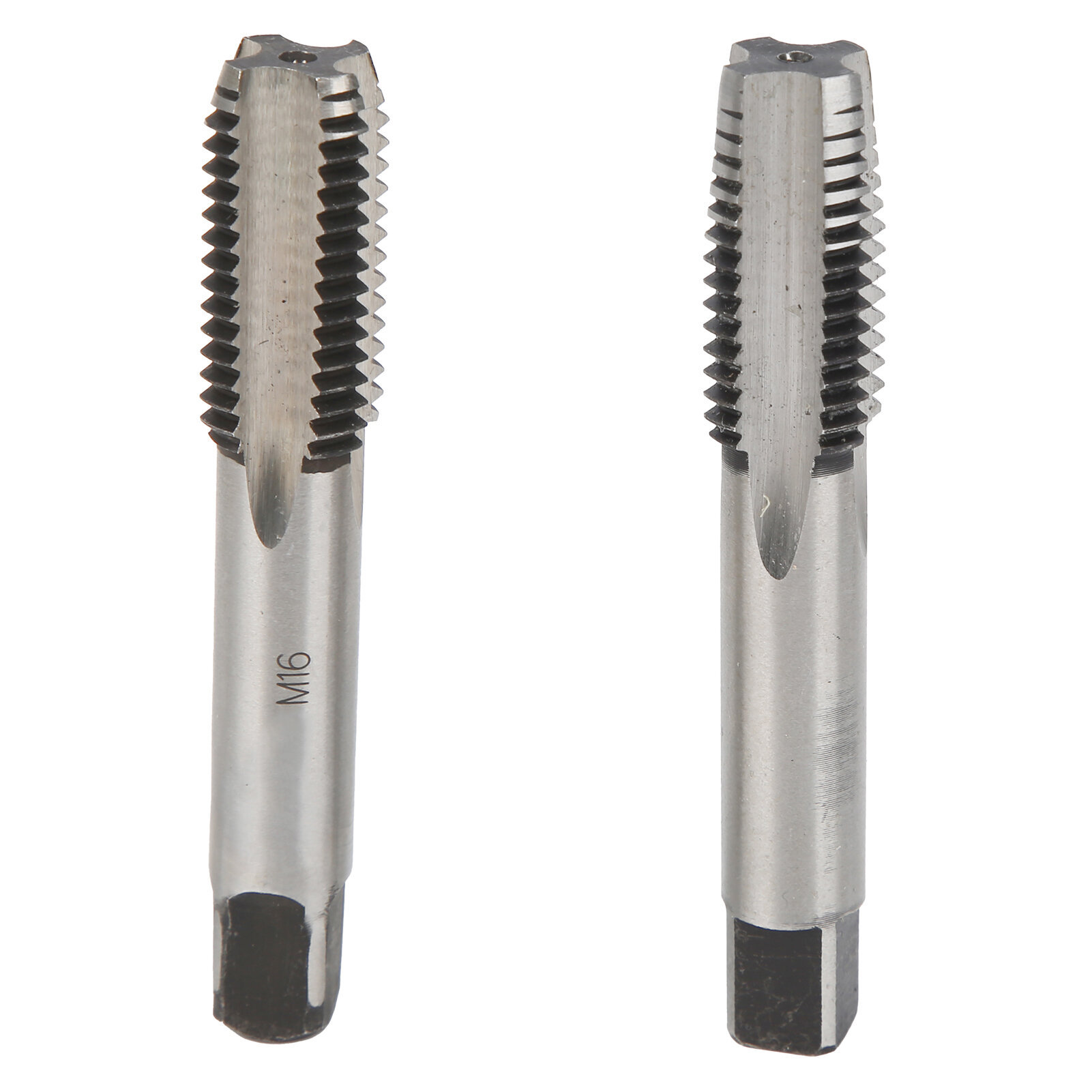 Метрическое сверло-метчик M16 для ручного завинчивания, прямая канавка, из углеродистой стали, резьба для дерева и пластика.