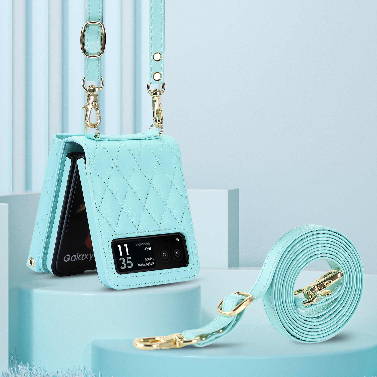 Подходит для Motorola Razr 40 / Моторола Разр 40 Модный Чехлы для телефонов, Кошелек премиум-класса, кожаный чехол для мобильного телефона, Motorola Moto 40, подставка, soft touch,360° Полная защита,