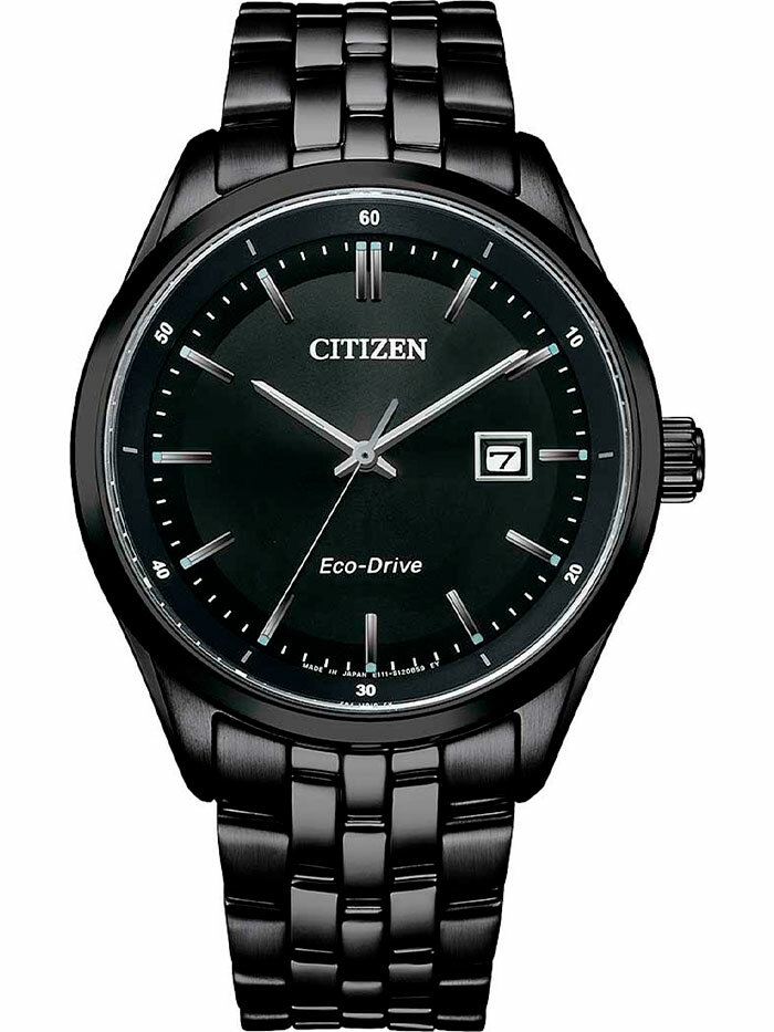 Наручные часы CITIZEN Eco-Drive, черный — фото 1
