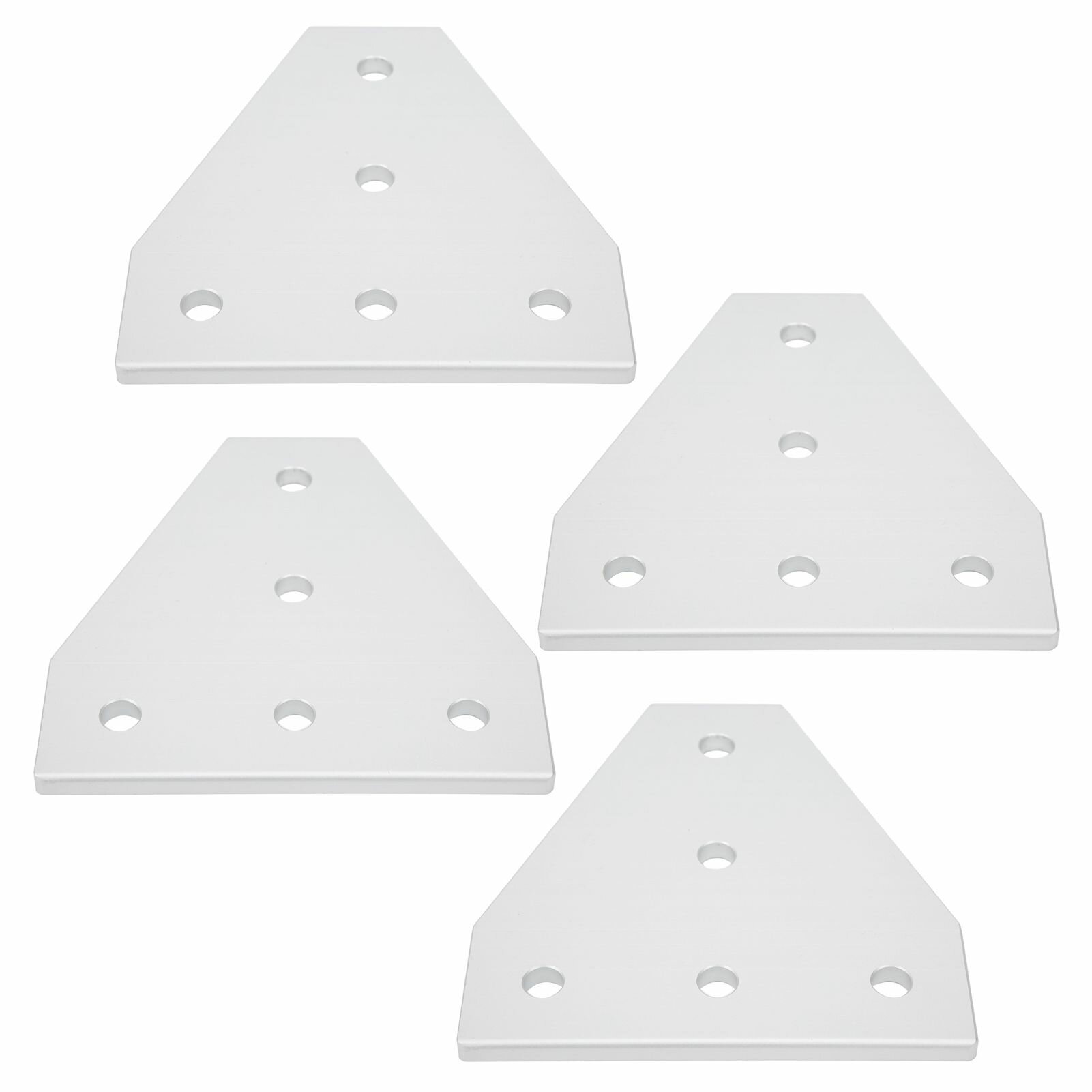 203040 Т-образная соединительная пластина из алюминиевого сплава, соединительный кронштейн с 5 отверстиями для алюминиевого профиля4040T