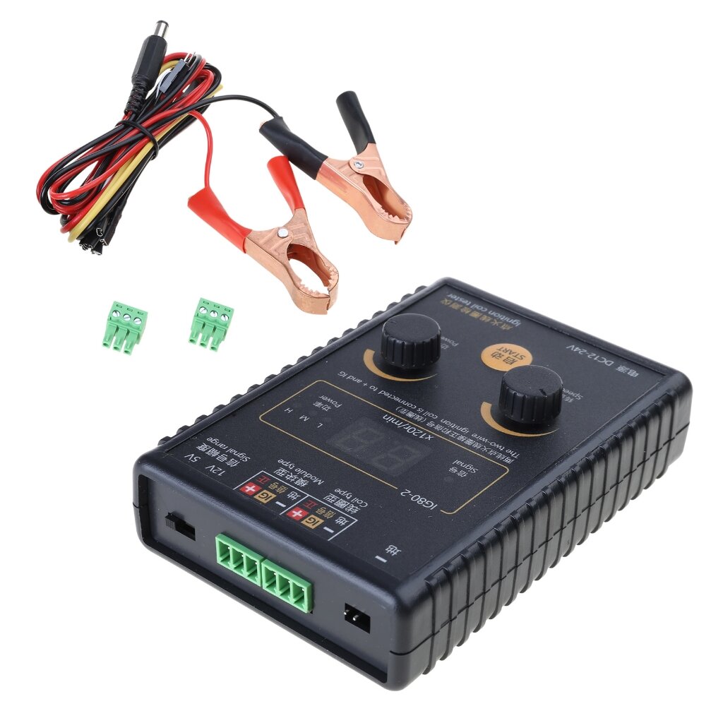 IG80 Автомобильный тестер катушек зажигания Катушка зажигания природного газа Тестер катушек зажигания бензинового автомобиля