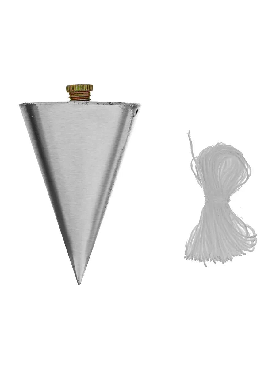 Отвес конусный, 400 г, шнур 5 м Matrix 84834