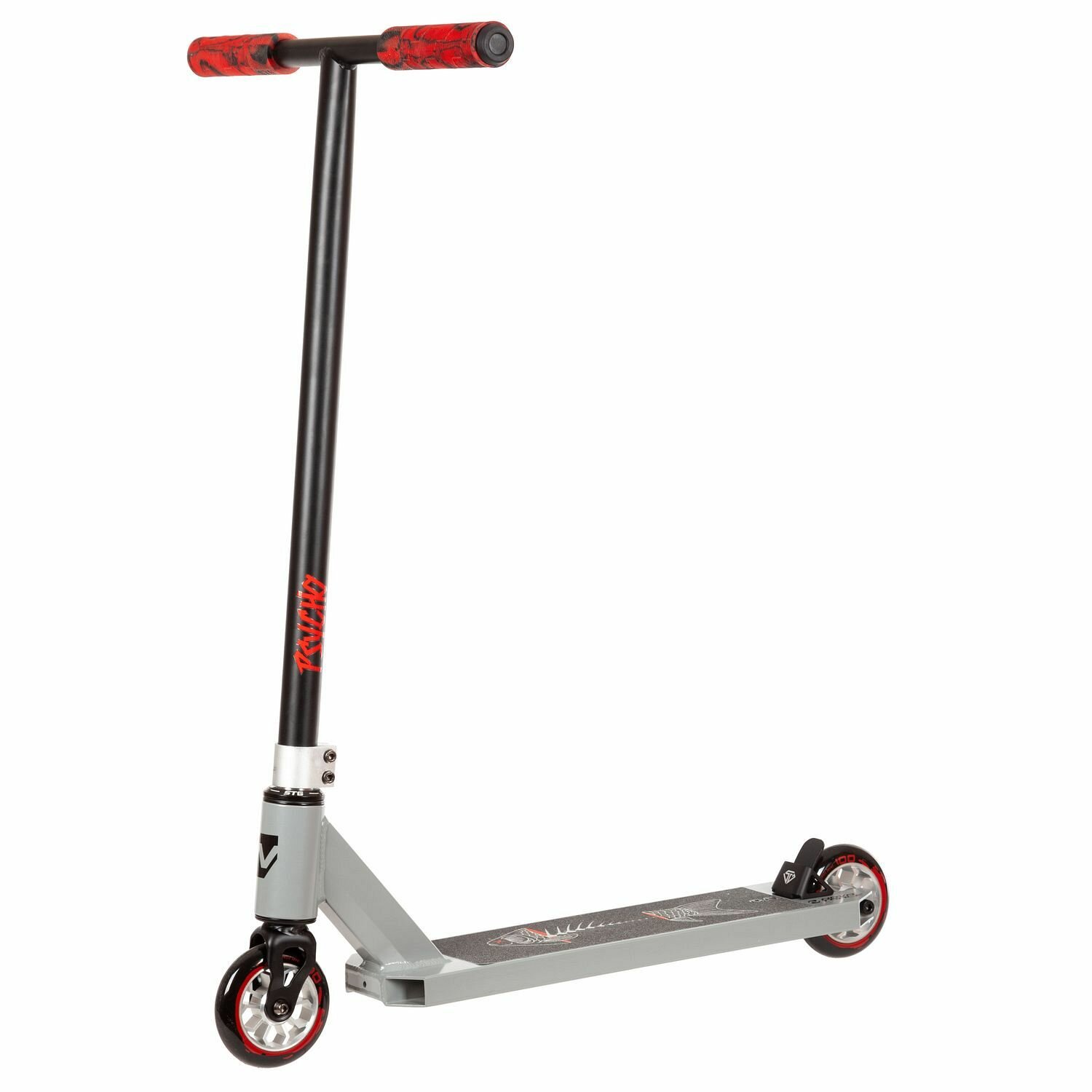 Самокат трюковой NOVATRACK "PSYCHO'40", алюминиевая дека, подшипники ABEC9