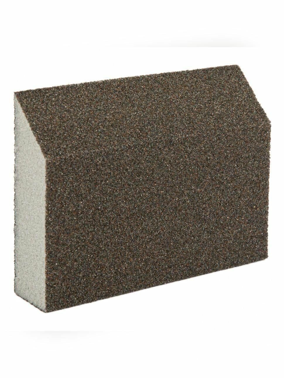 Губка для шлифования, 120 х 90 х 25 мм, трапеция, мягкая, P 80 Matrix 75729