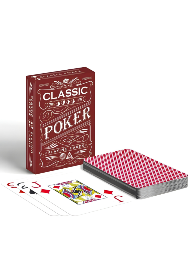 Пластиковые игральные карты "Poker Classic" (54 карты)