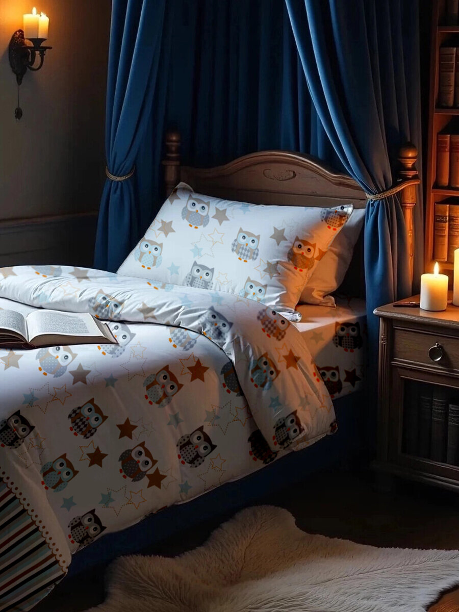 Детское постельное белье «Софушки», для детей, 100% хлопок, 160x80 см 365/4