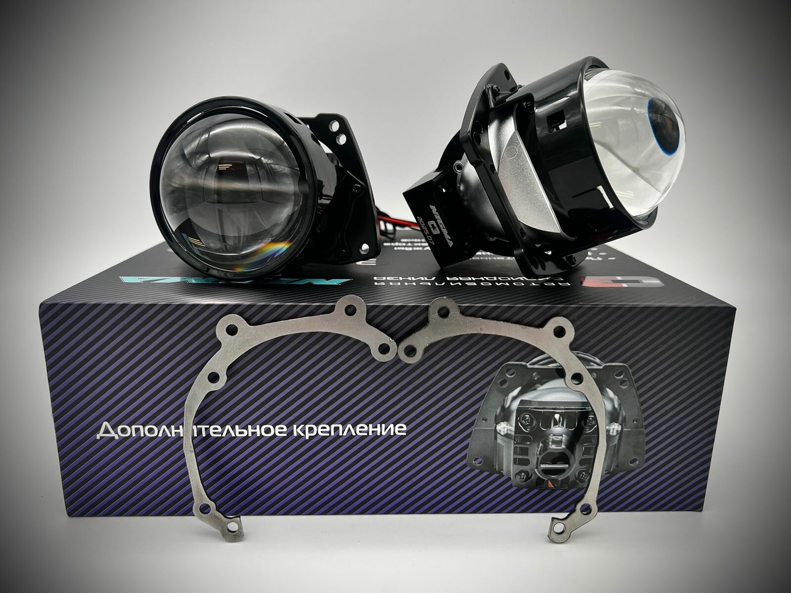 Би Лед линзы Viper для Lexus ES 2012-2015 - C3 Nigma L3 / Светодиодные модули 60W-72W 5500K на Лексус ЕС