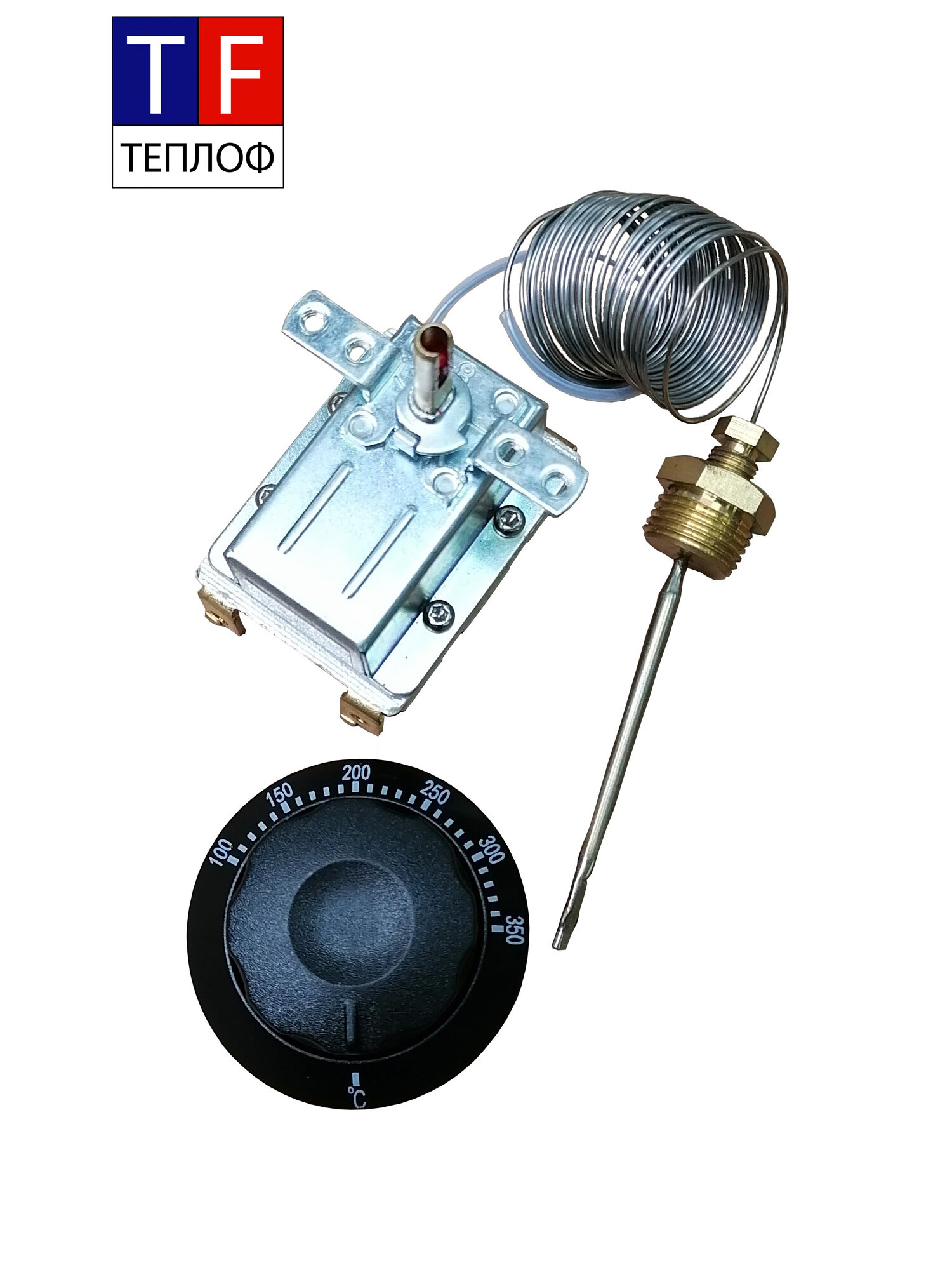 Термостат капиллярный 100-350С 32А (Т-32М-06-2,5 аналог) с ручкой