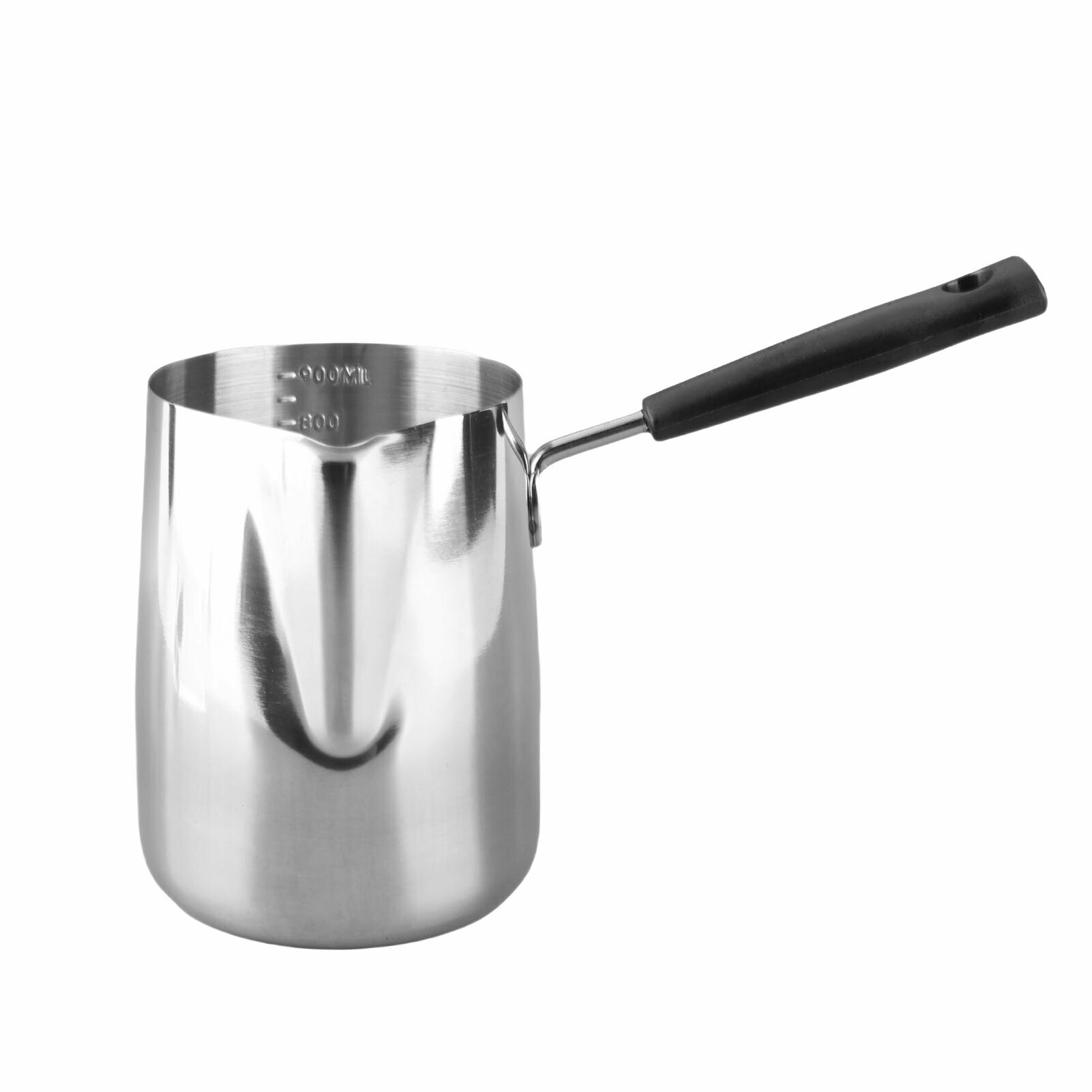 Кофе кувшин кувшина масштабированная конструкция 304 из нержавеющей стали с длинной ручкой теплостойкость
