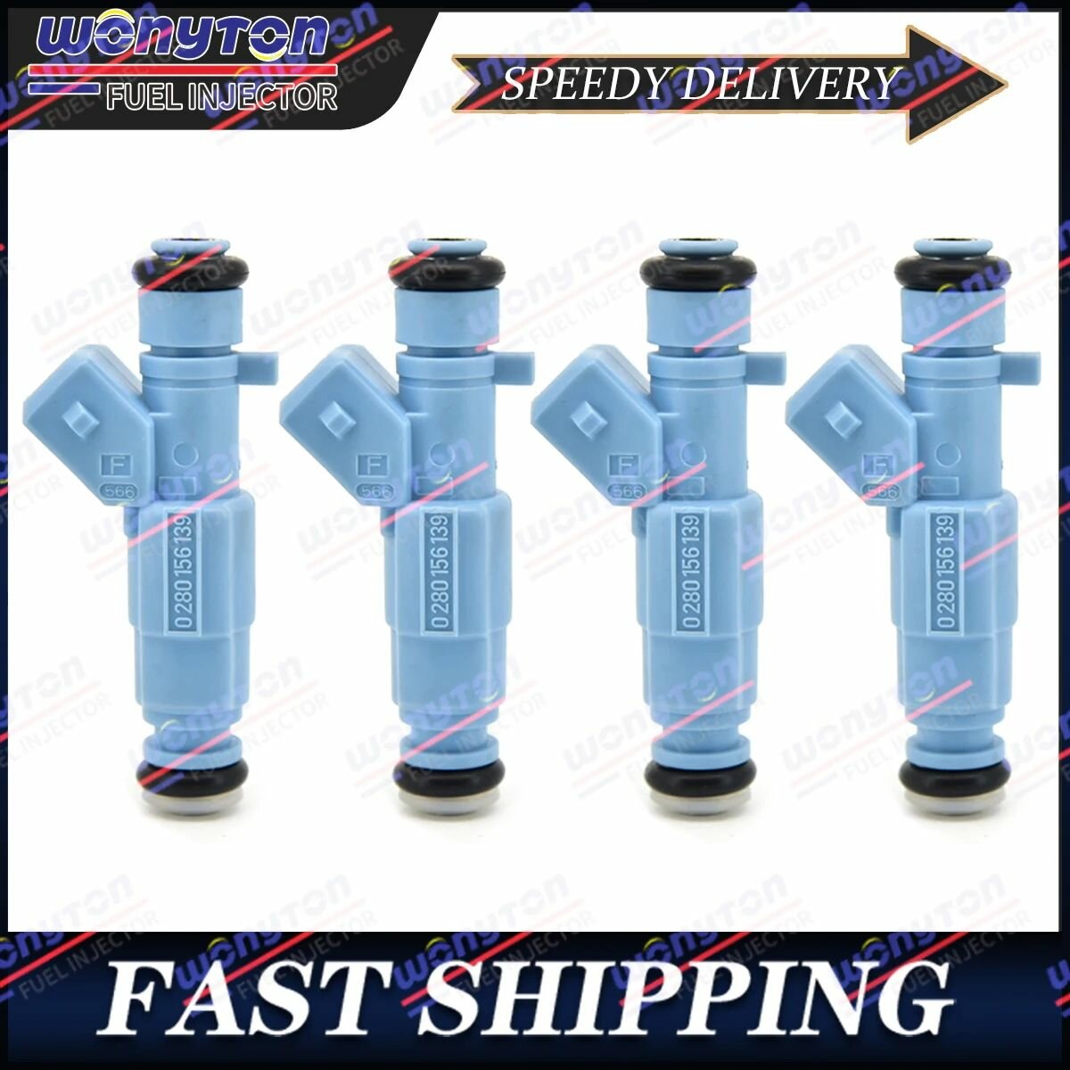 4 шт. новый топливный инжектор для Peugeot 206 307 CITROEN C4 1984F3 0280156139
