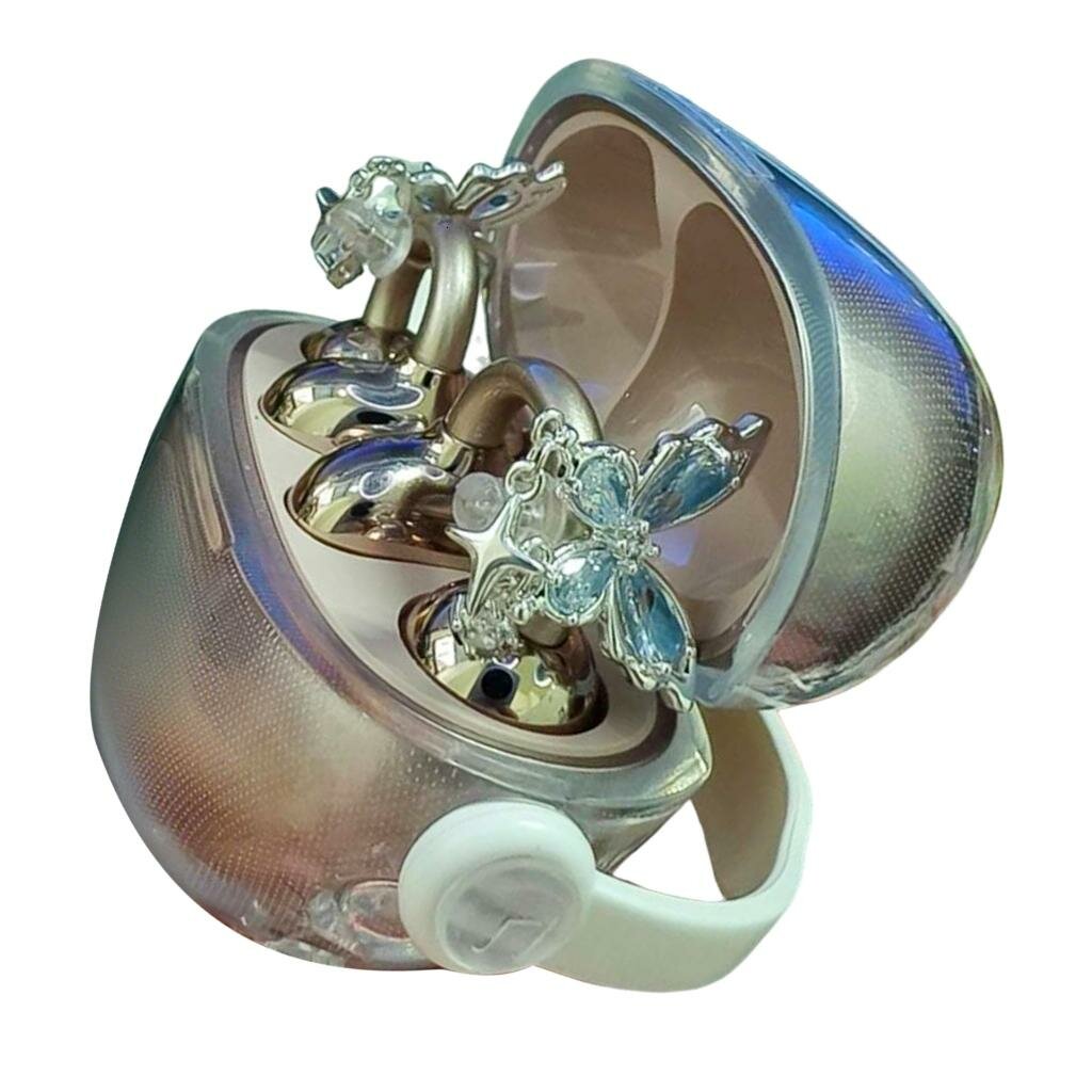 Кристальная бабочка-клипса для наушников