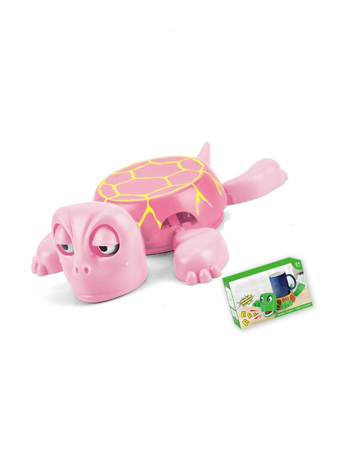 Интерактивно нажимайте На подставки для чашек с черепашками-сюрпризами, забавную настольную игрушку для снятия стресса, материалы ABS, Долговечность, Декор для дома, подарок