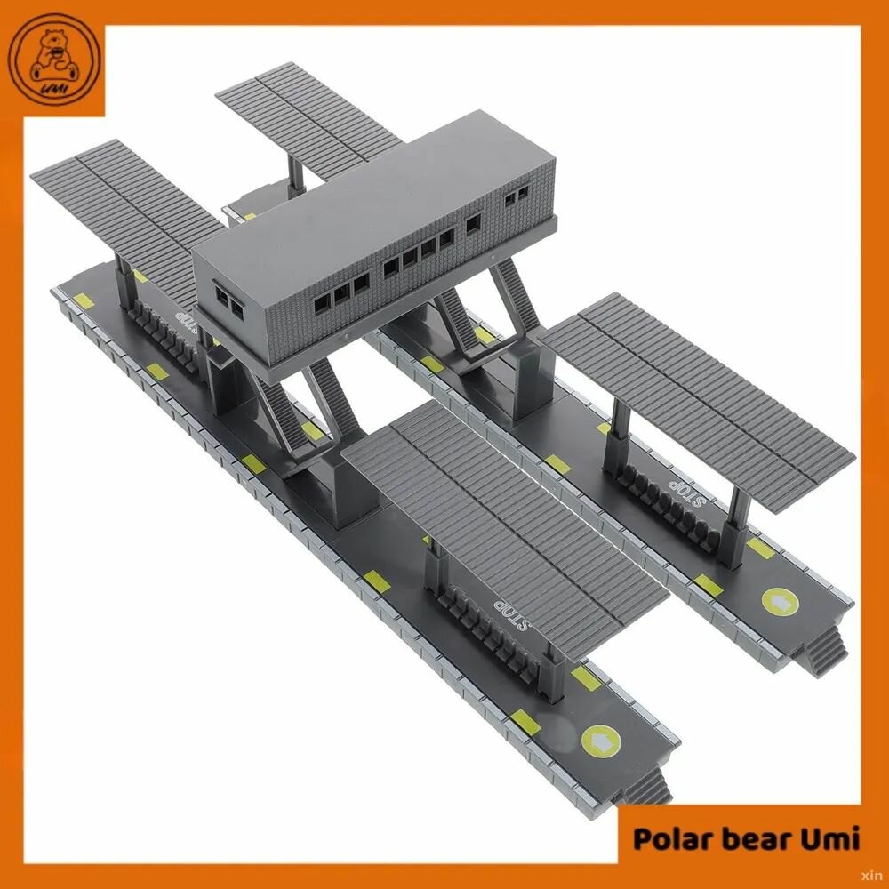 Эксклюзивный комплект DIY для сборки макета железнодорожной станции из пластика