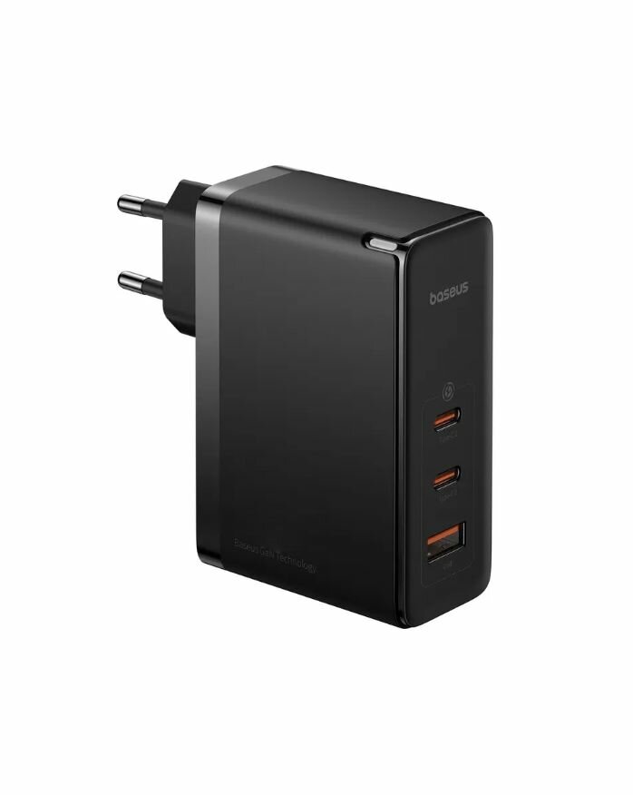 Сетевое зарядное устройство GaN 2C+U 100W с кабелем Type-C to Type-C 240W (48V/5A)