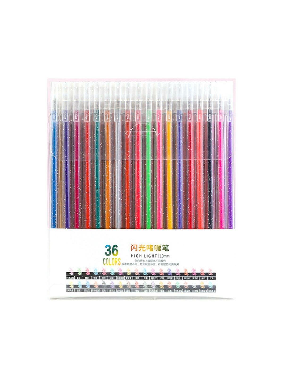 Гелевые ручки для взрослых, книжки-раскраски, многоцветные гелевые маркеры толщиной 1 мм