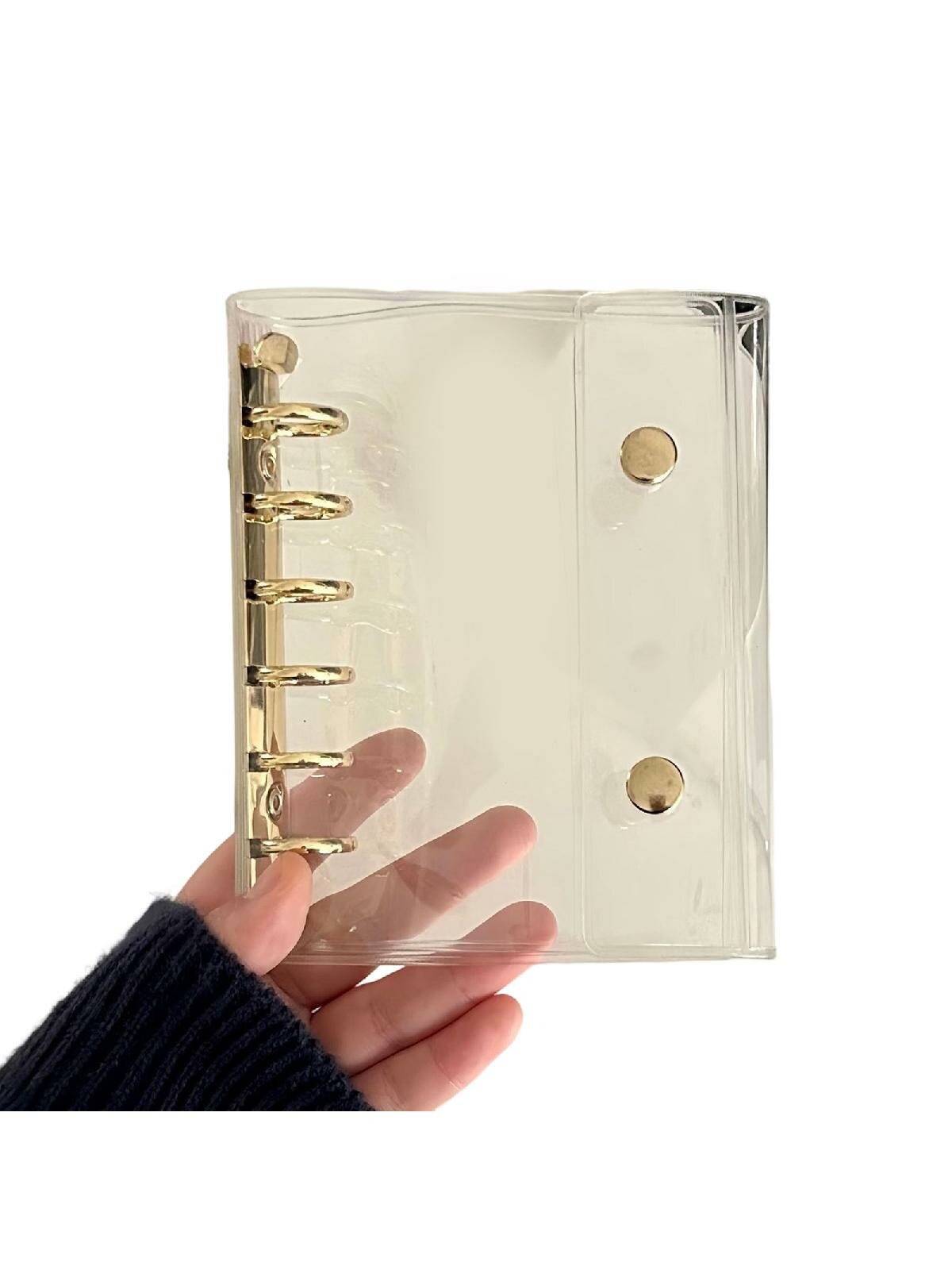 Обложки для альбомов из ПВХ с 6 отверстиями, 6 колец, обложка для блокнотов многоразового использования