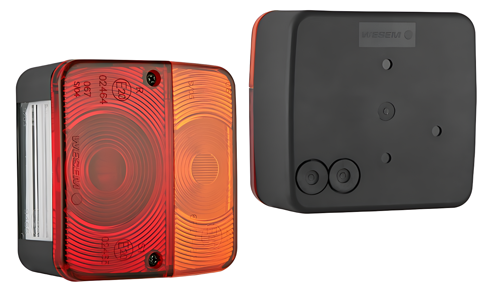 Фонарь задний универсальный Wesem LT1.06728 (без подсветки номера), (1 шт.)